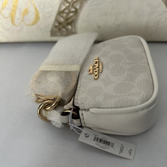 Coach | Bags | New Coach Mini Nolita Signature Coin Purse ...